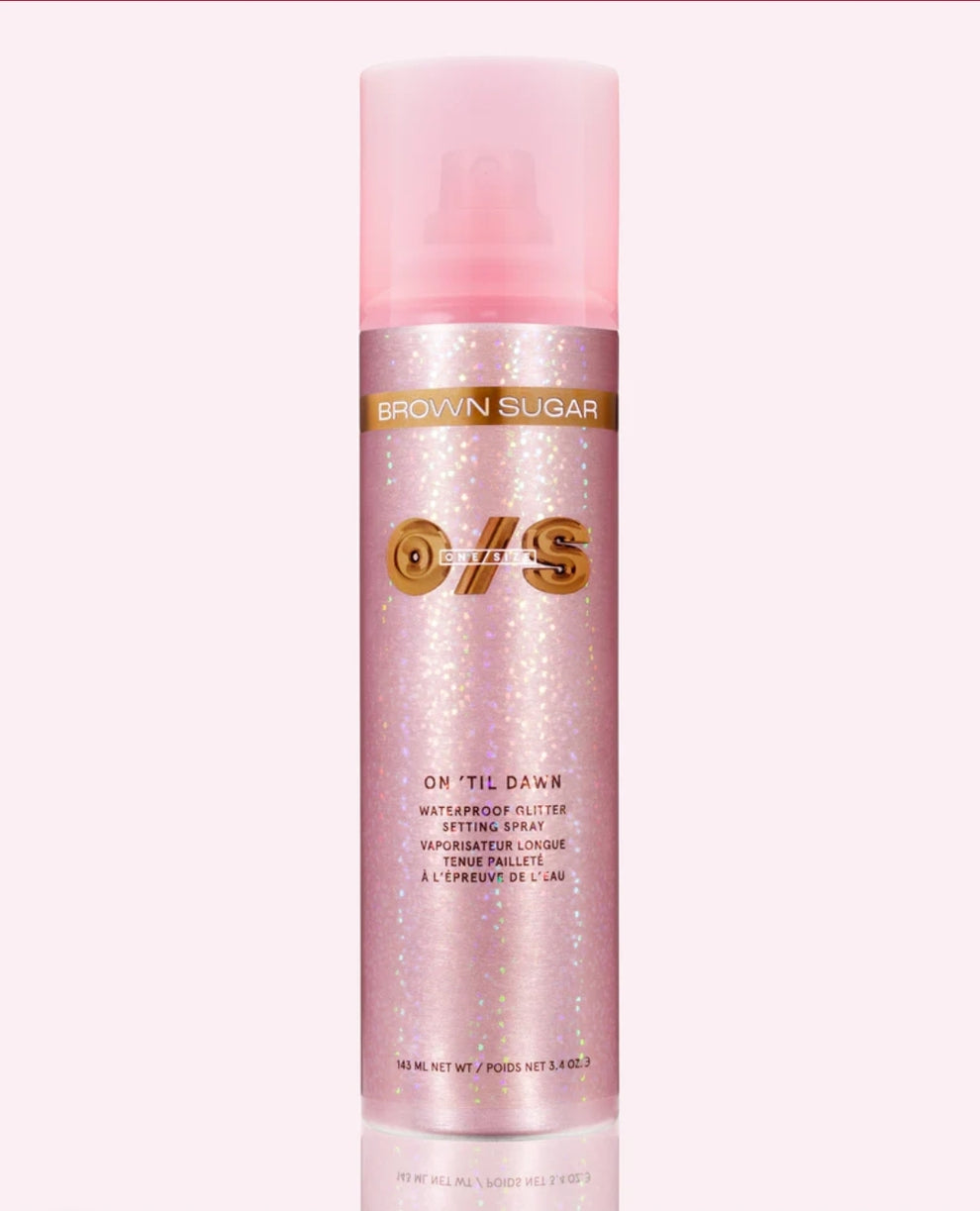 ONE SIZE Waterproof Glitter Setting Spray-Brown Sugar – MaraBelle Beauty TT